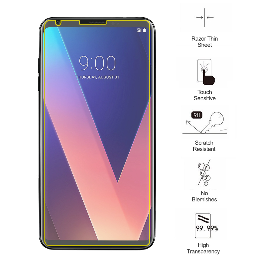 9h Tempered Glass Screen Protector For Lg V30